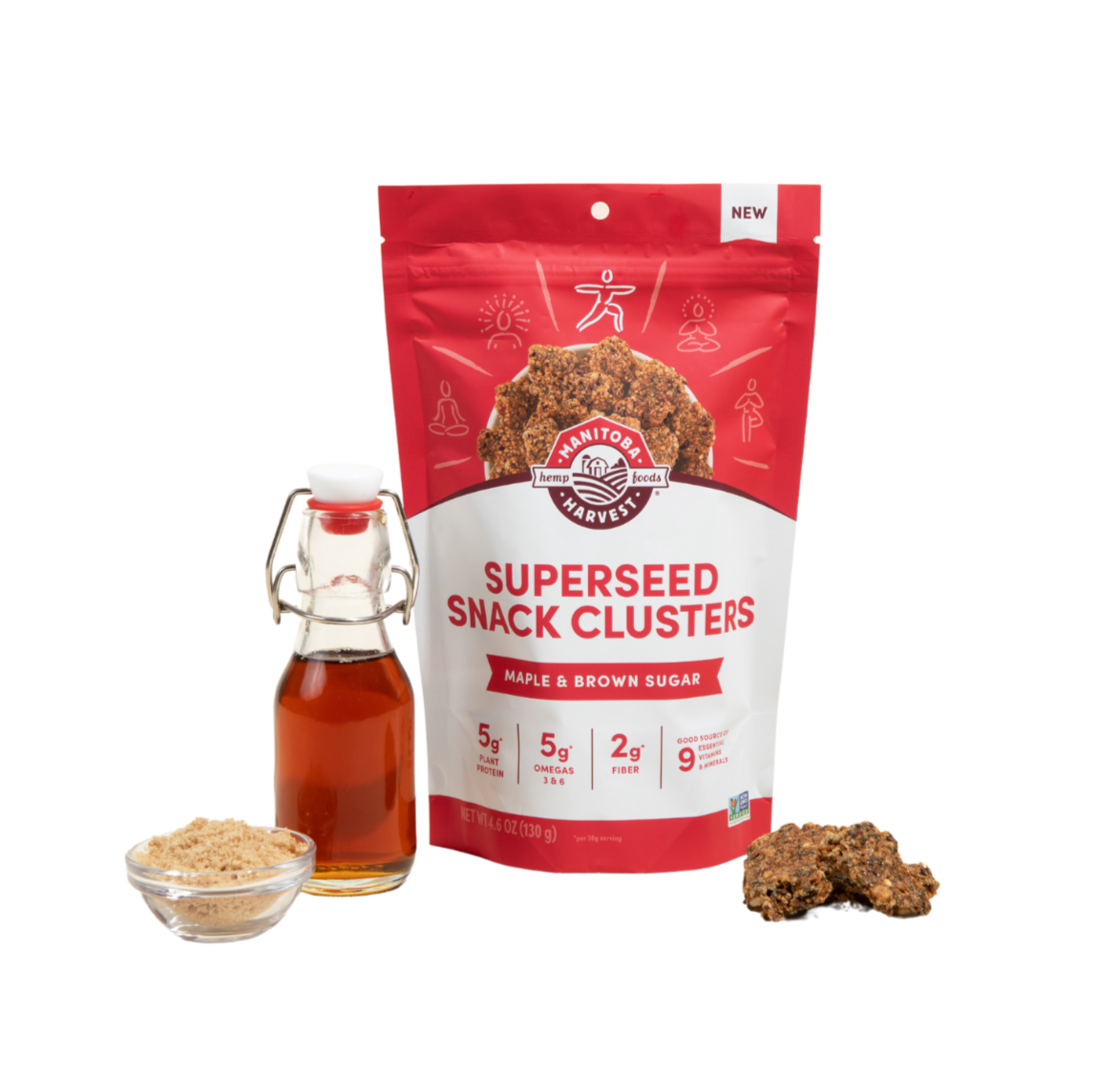 Maple & Brown Sugar Superseed Snack Clusters – Manitoba Harvest